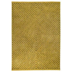 Union Rustic Wilma Handmade Tufted Yellow Rug | Wayfair