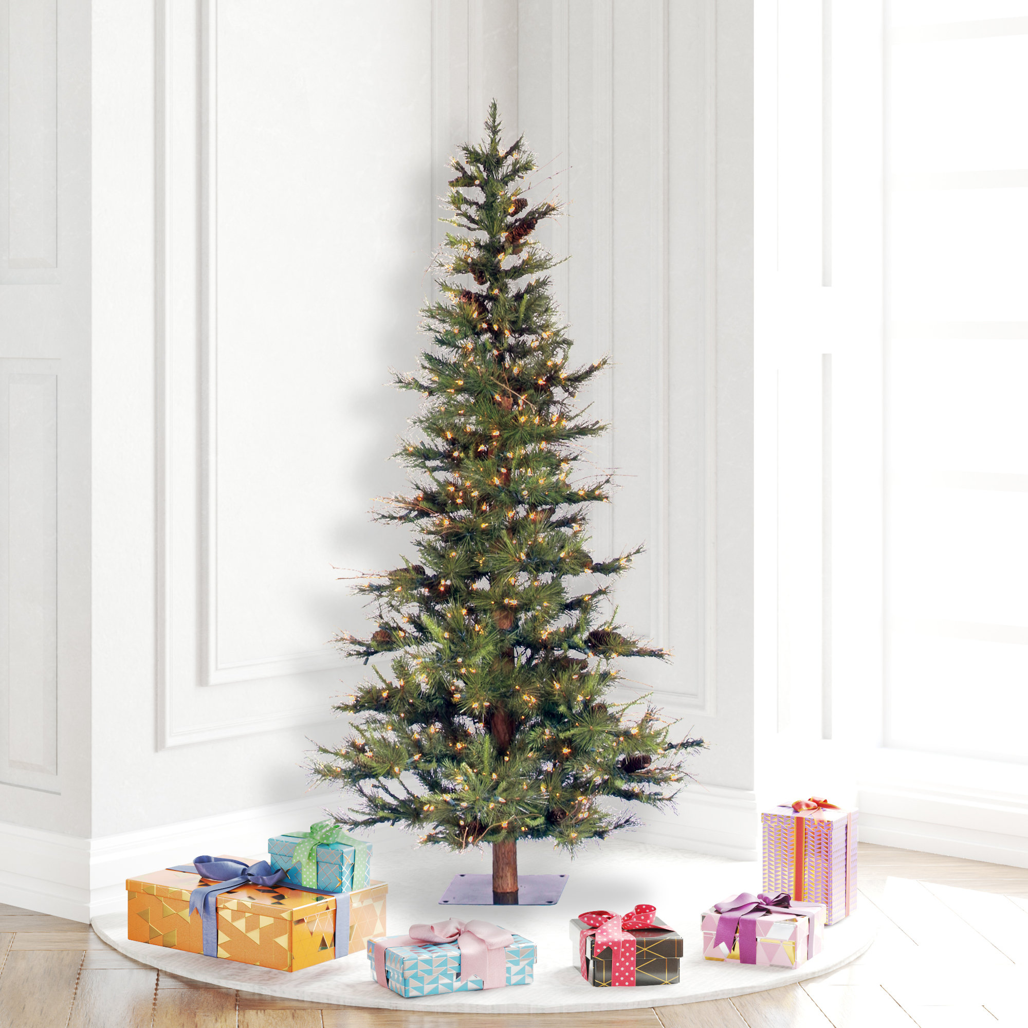 The Holiday Aisle® Ashland Fir Tree 60 Lighted Artificial Fir