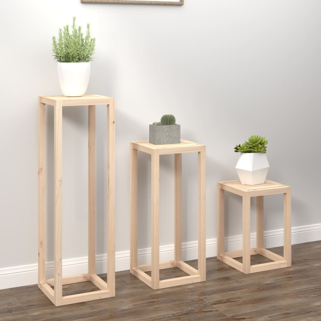 Brayden Studio Spirit Square Nesting Solid Wood Plant Stand | Wayfair.co.uk