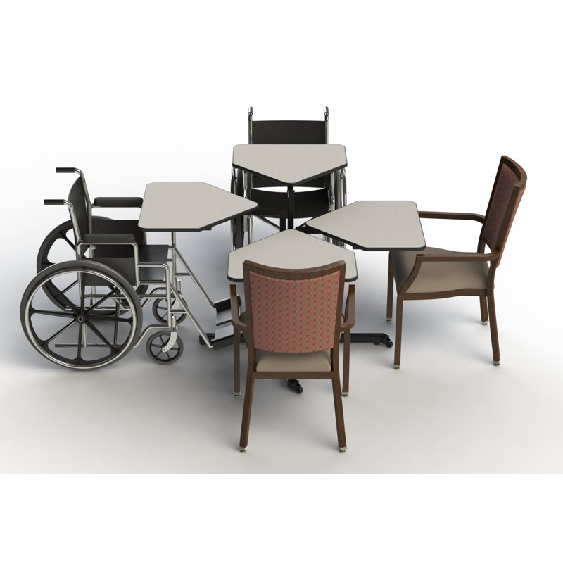 Comfor Tek Seating Wheelchair Accessible Extendable Dining Table | Wayfair