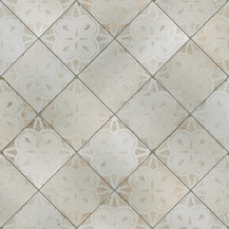 Merola Tile Kings 18" x 18" Ceramic Patterned Wall & Floor Tile ...