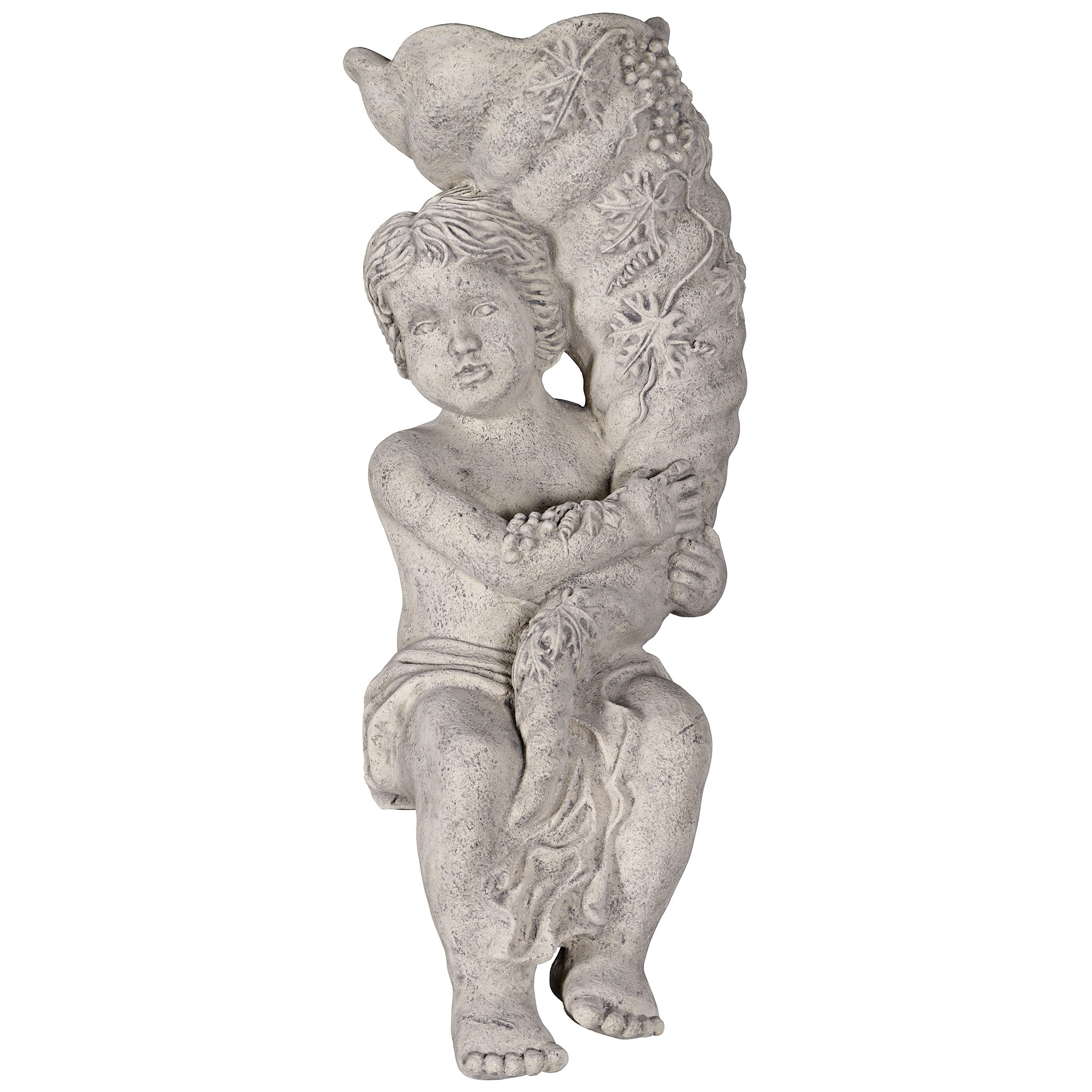 Design Toscano Baby Zeus with The Horn of Plenty Garden Statue | Wayfair