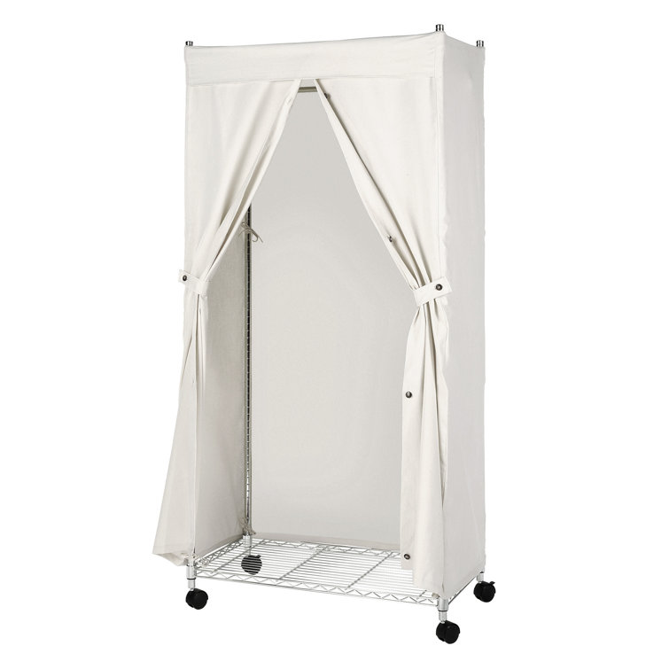 Rebrilliant 36'' Garment Rack Covers & Reviews | Wayfair