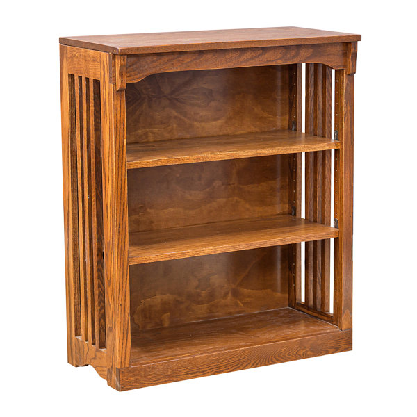 Red Barrel Studio® 36" H x 30" W Solid Wood Standard Bookcase | Wayfair