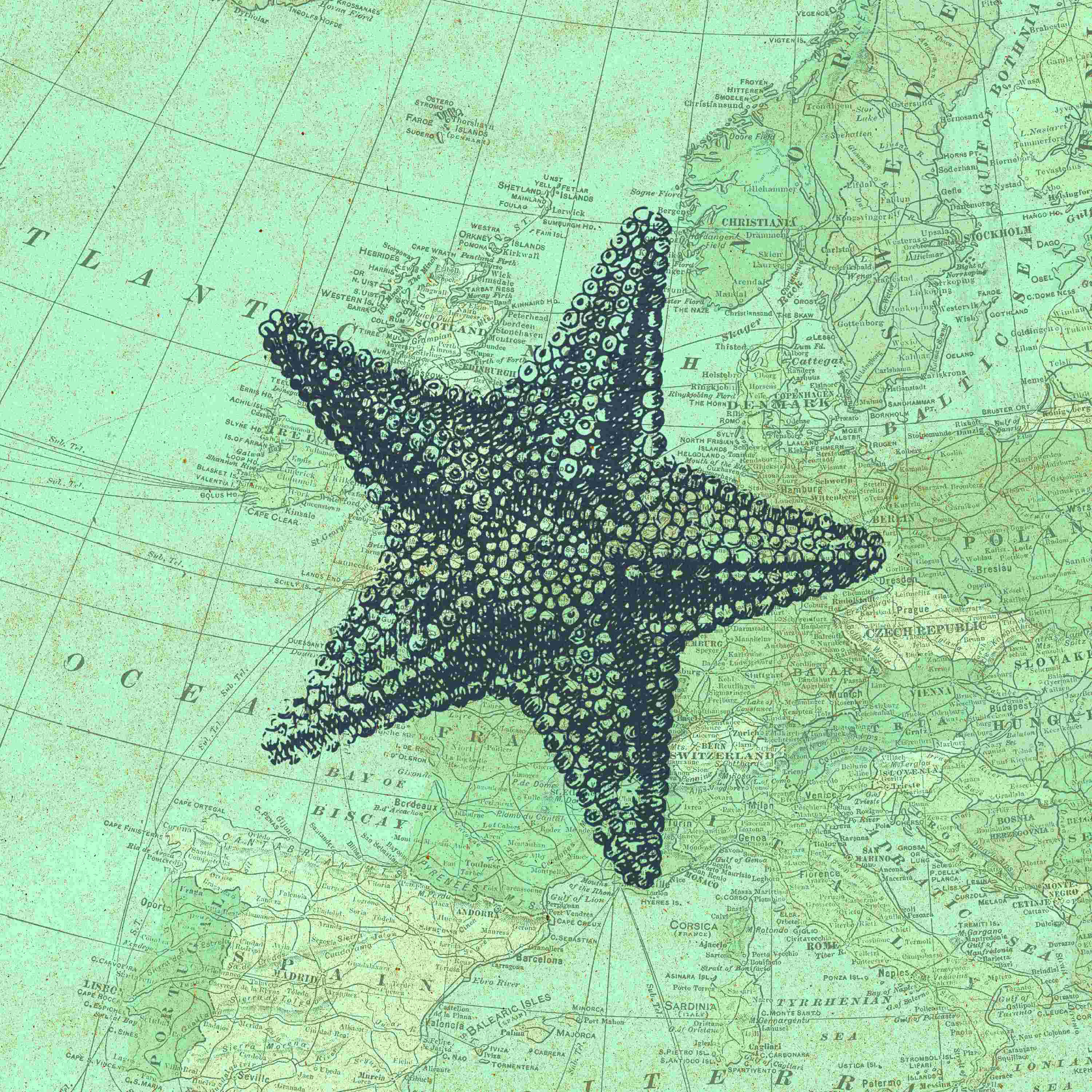 Breakwater Bay Coastal Map Series 17 by - Graphic Art on | Wayfair