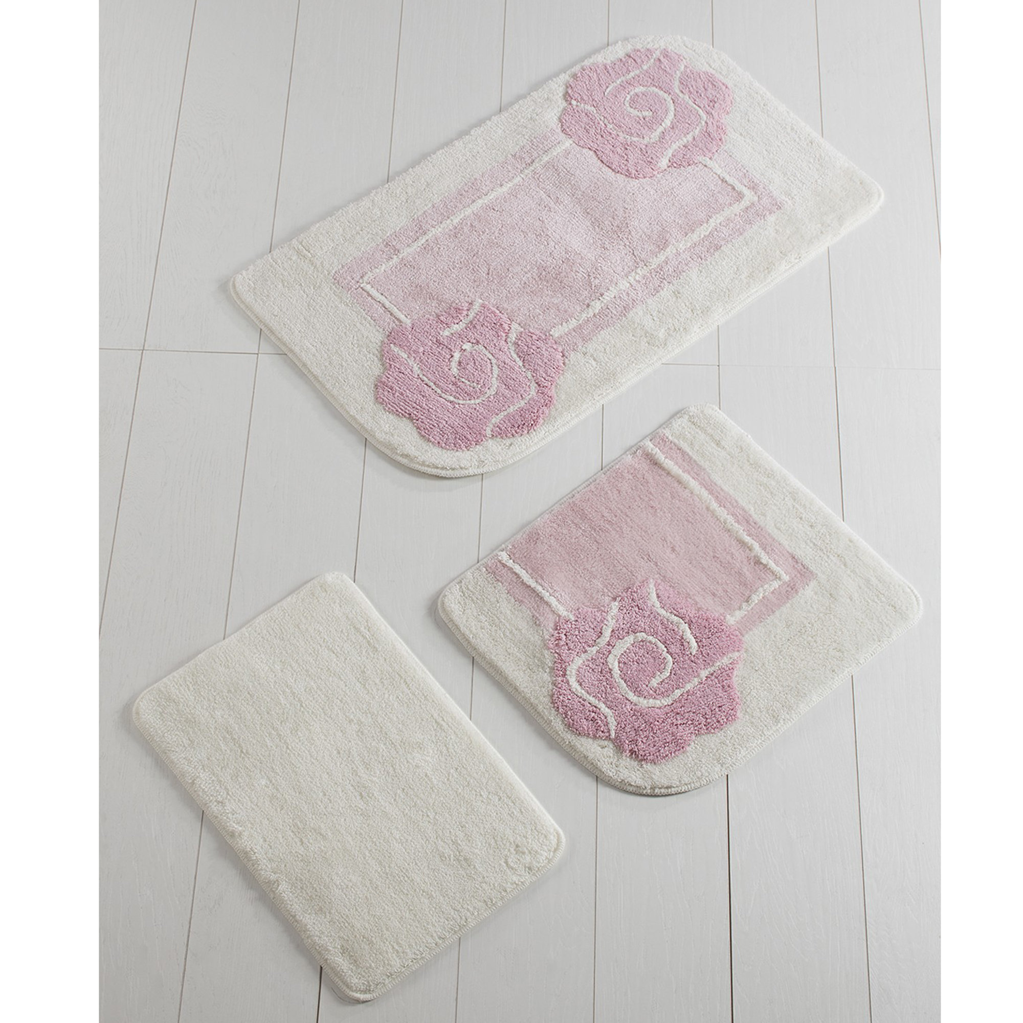 East Urban Home Root 3 Piece Bath Mat Set | Wayfair