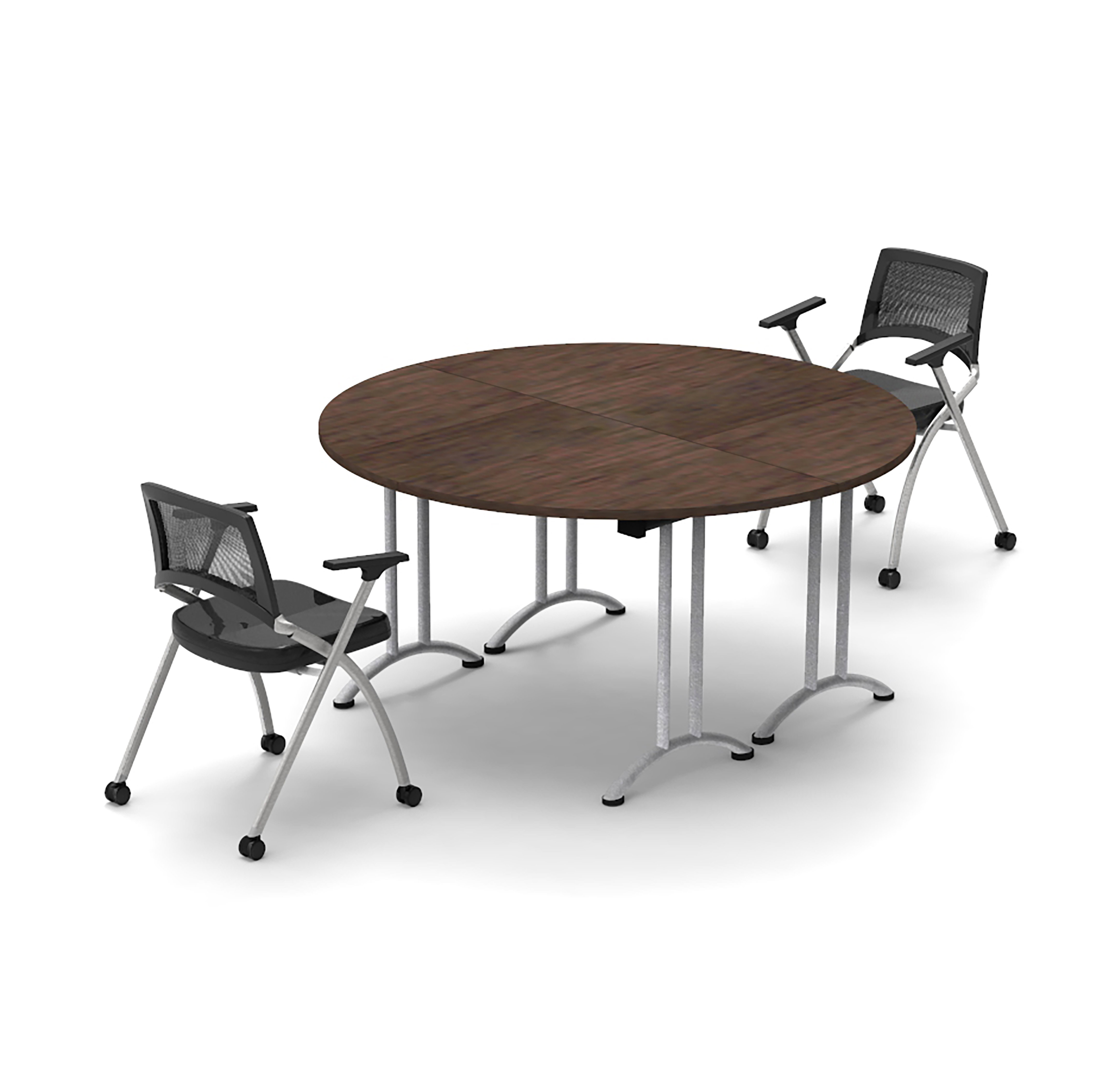 Inbox Zero Parlington 2 Person Conference Meeting Tables with 2 Chairs ...