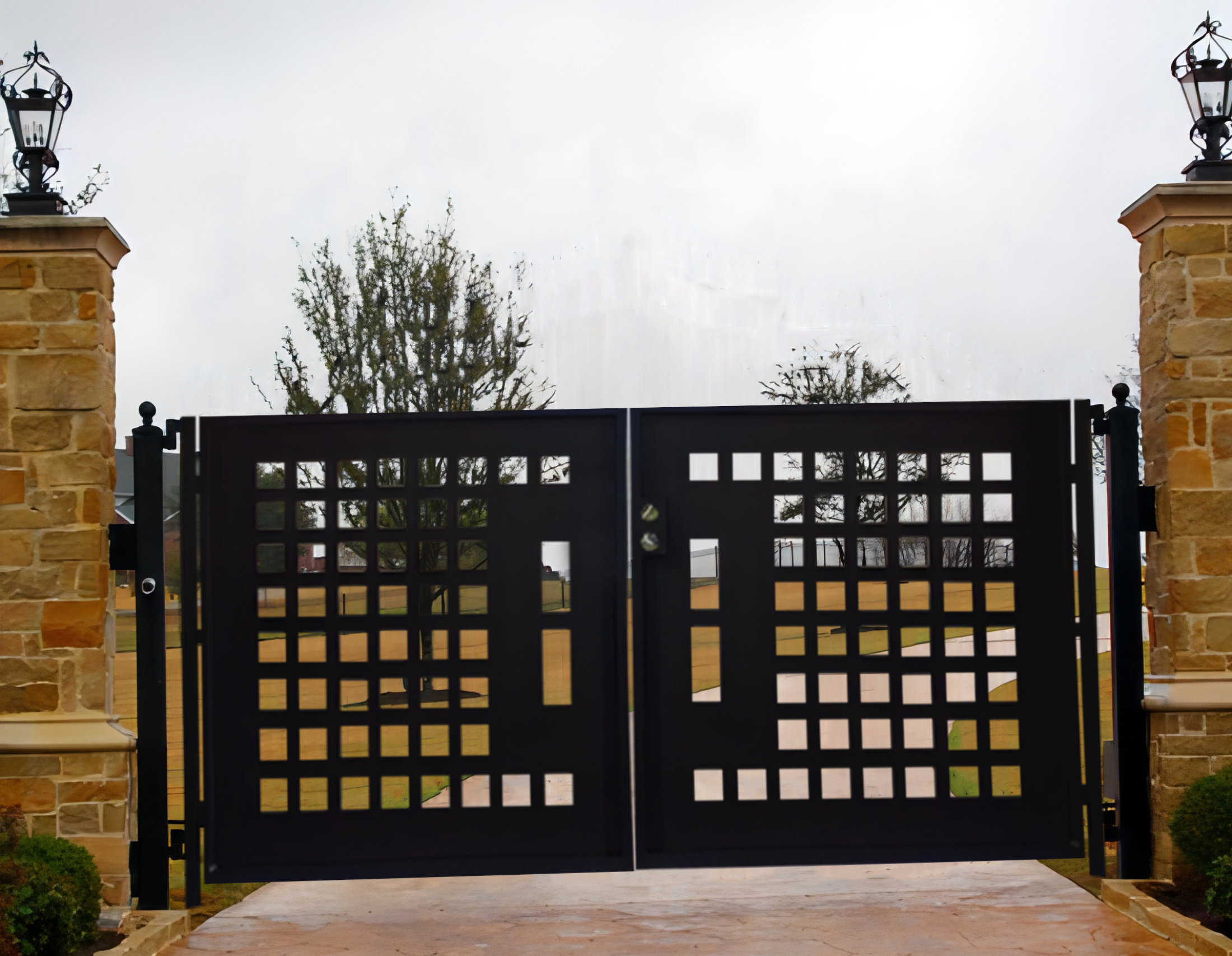 TAIMCO Metal Driveway Gate - Wayfair Canada