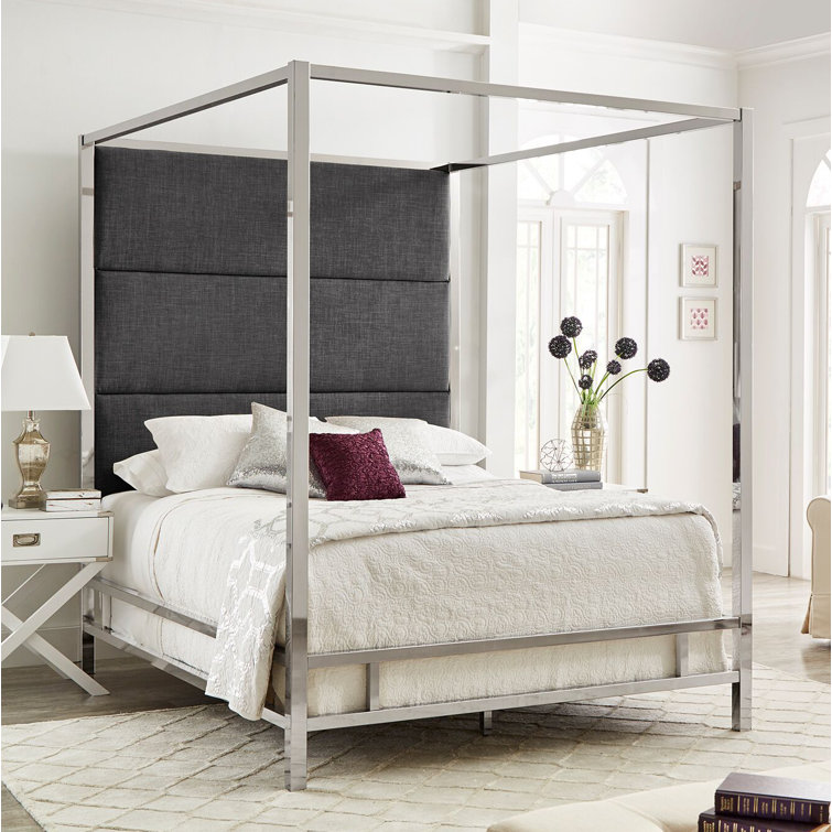 Mercury Row® Moyers Low Profile Canopy Bed & Reviews | Wayfair