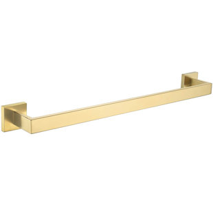 Brushed Gold Towel Bar | Wayfair