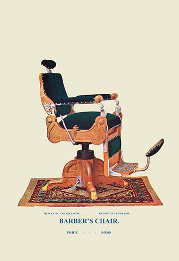 Buyenlarge Barber's Chair Graphic Art | Wayfair.ca