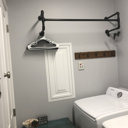 Sand & Stable Holms 43.3'' Wall Mounted Clothes Rack & Reviews | Wayfair