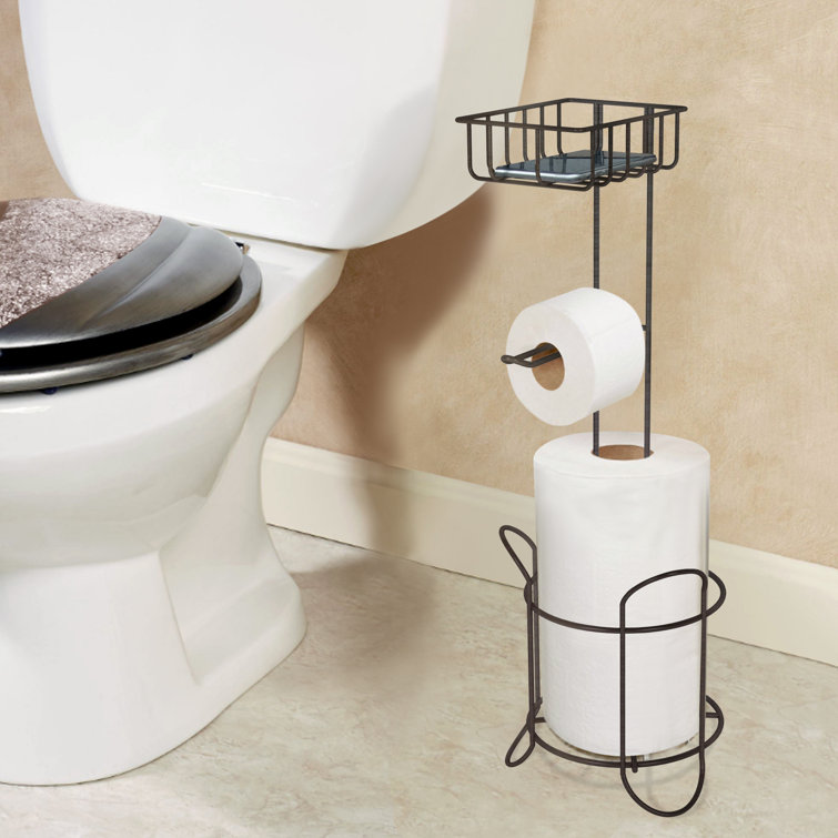 NU Steel Free Standing Toilet Paper Holder & Reviews | Wayfair
