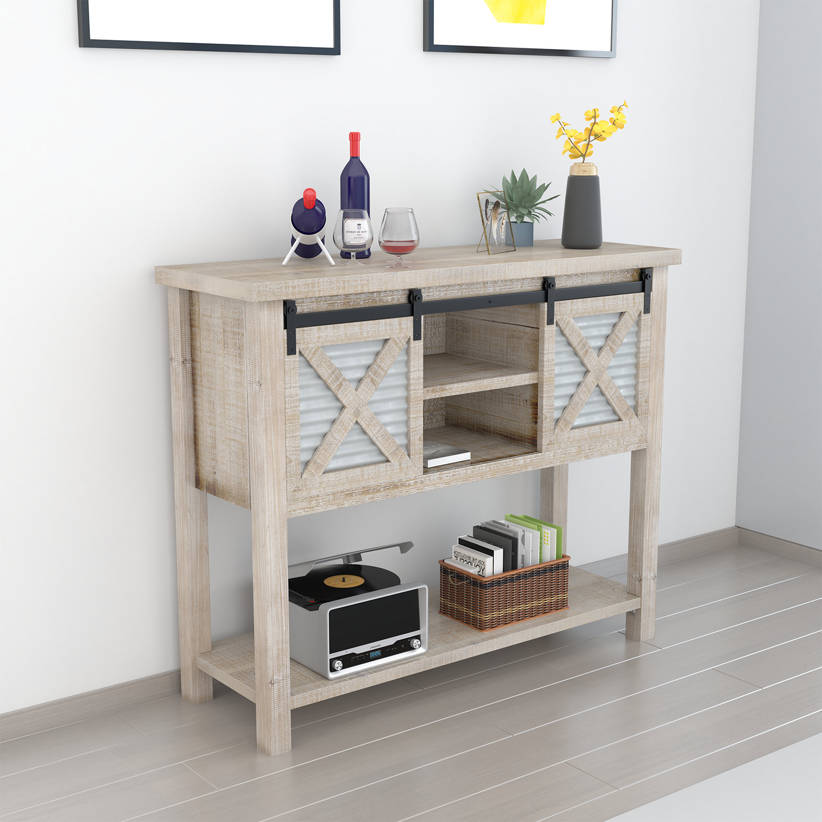 Latitude Run® Johnmason 40'' Solid Wood Console Table | Wayfair
