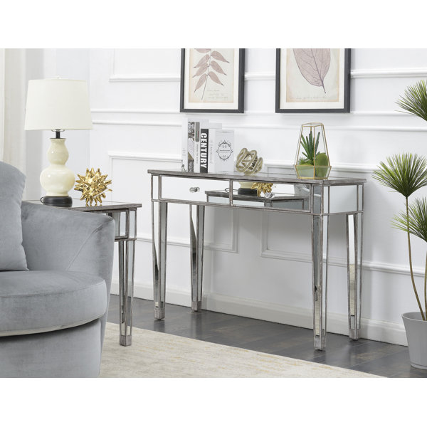 Hollywood-mirrored-desk | Wayfair