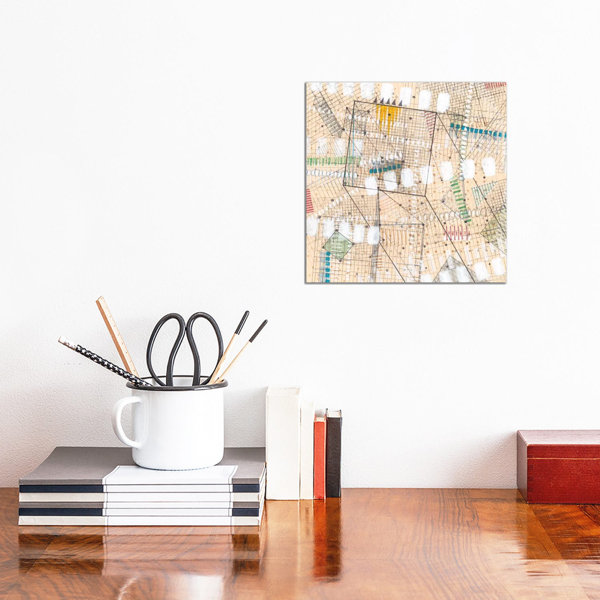 Borough Wharf Grid Lines I by - Wrapped Canvas | Wayfair.co.uk