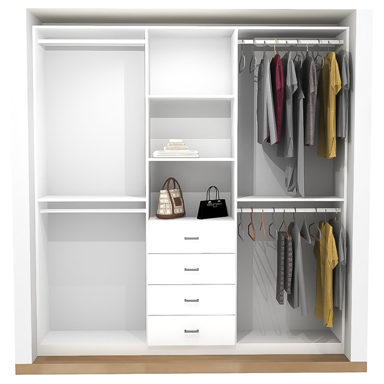 Latitude Run® Crissey 87" W Closet System | Wayfair