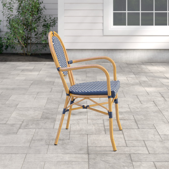 Sand & Stable Pim Patio Dining Arm Chair & Reviews | Wayfair