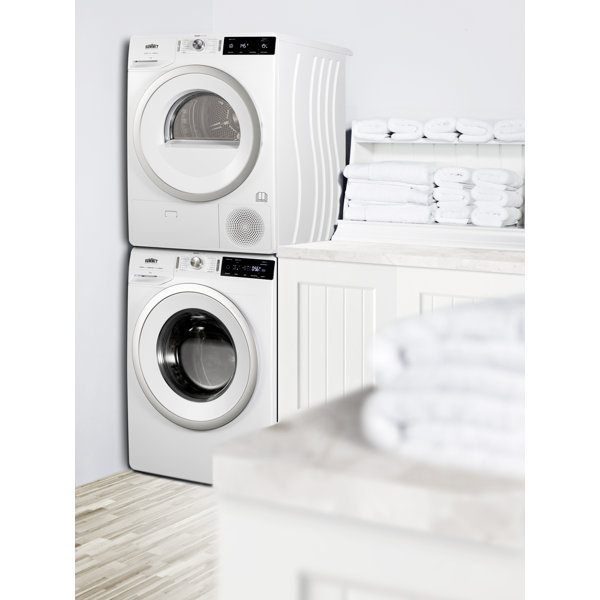 Summit Appliance Washer & Dryer Set with Stackable 2.3 Cubic Feet Front ...
