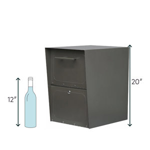 Architectural Mailboxes Oasis Locking Steel Drop Box & Reviews | Wayfair
