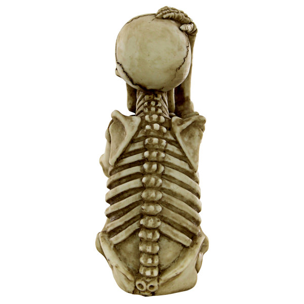 Design Toscano Bone Jangles Skeleton Sitter Figurines | Wayfair