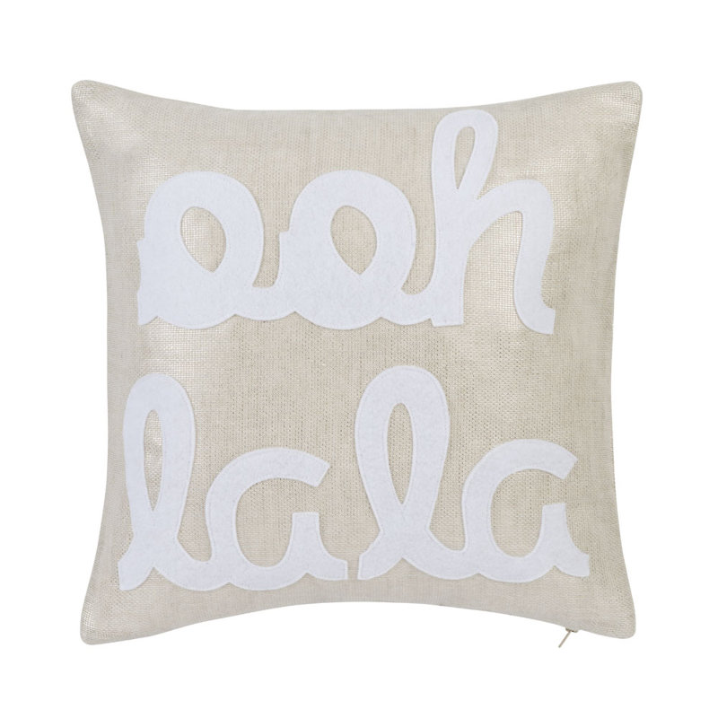 Alexandra Ferguson Ooh La La Linen 16" Throw Pillow | Wayfair.ca