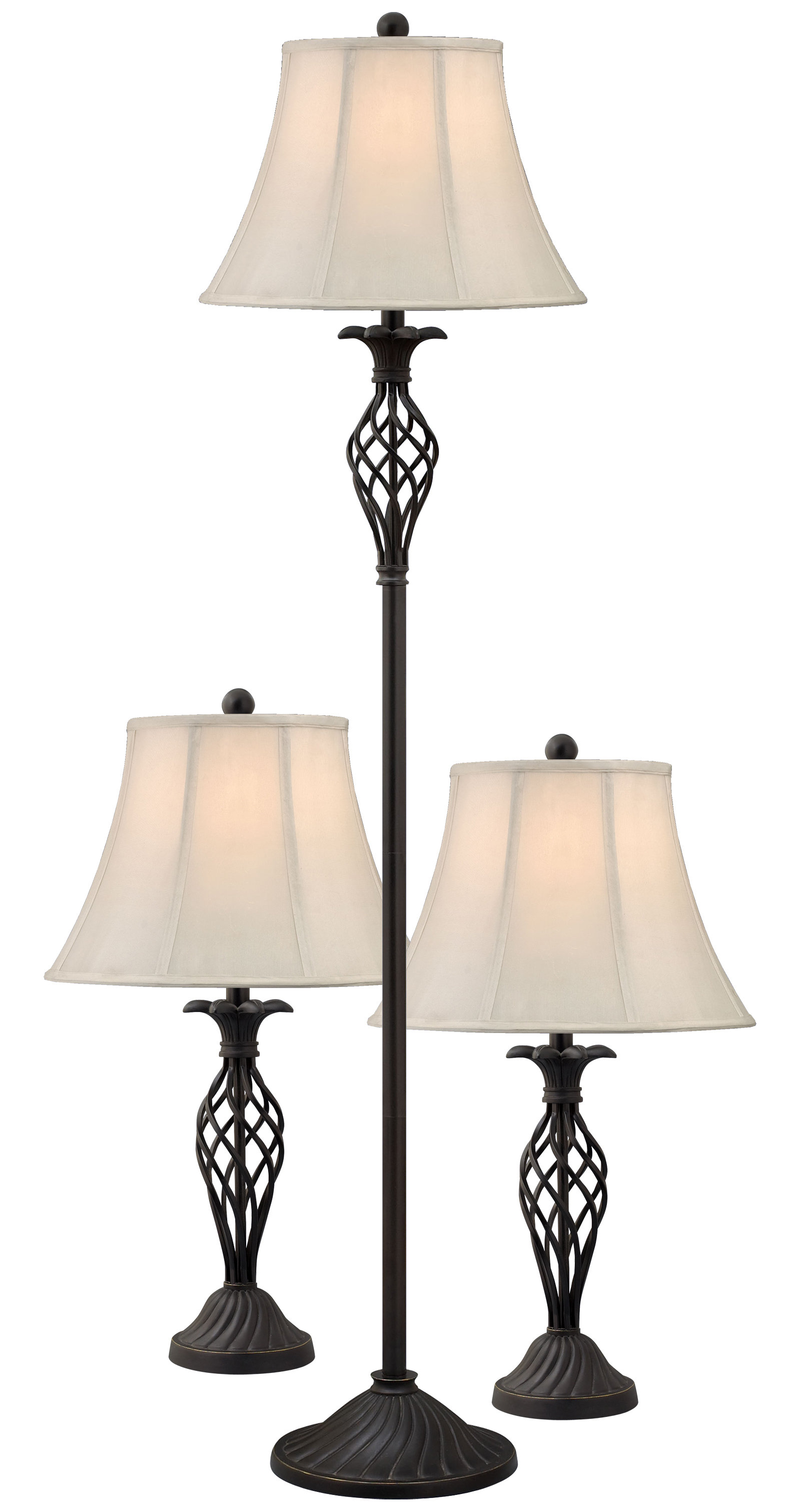 Medallion Lighting Agave 3 Piece Table and Floor Lamp Set & Reviews ...