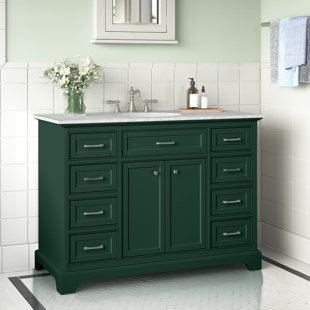 Wayfair | Green Bathroom Vanities You'll Love in 2022