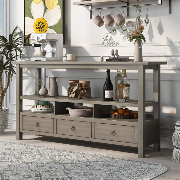 Everly Quinn Smyan 57.8'' Console Table - Wayfair Canada