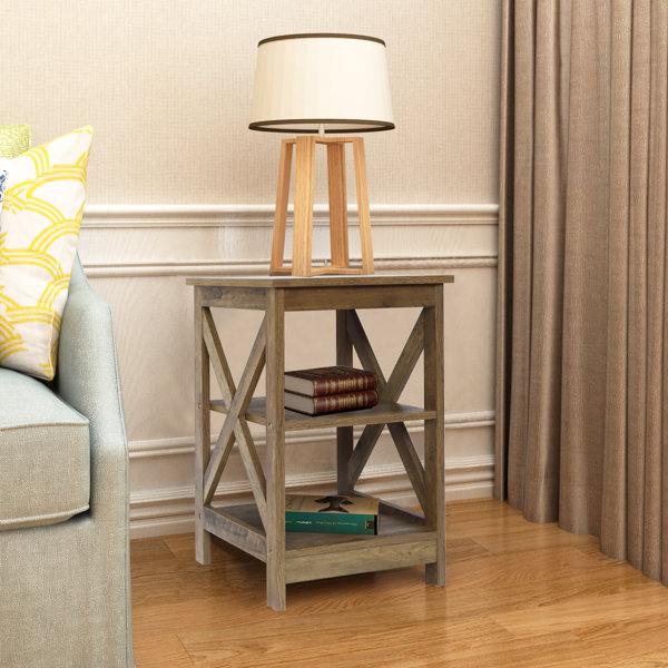 Gracie Oaks Hansboro 24'' Tall End Table & Reviews | Wayfair