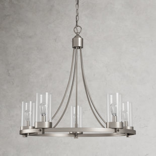 Wayfair | Brushed Nickel Chandeliers You'll Love in 2022