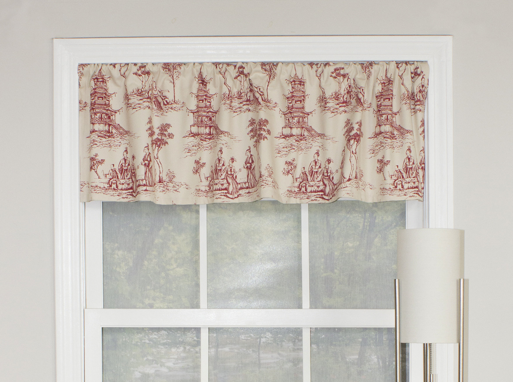 World Menagerie Garlington Toile Cotton Blend Tailored 50'' Window ...