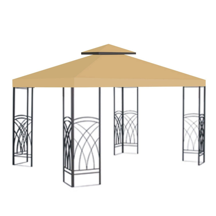 SunriseOutdoorLTD Replacement Sunshade Double Tier Canopy Top Patio ...