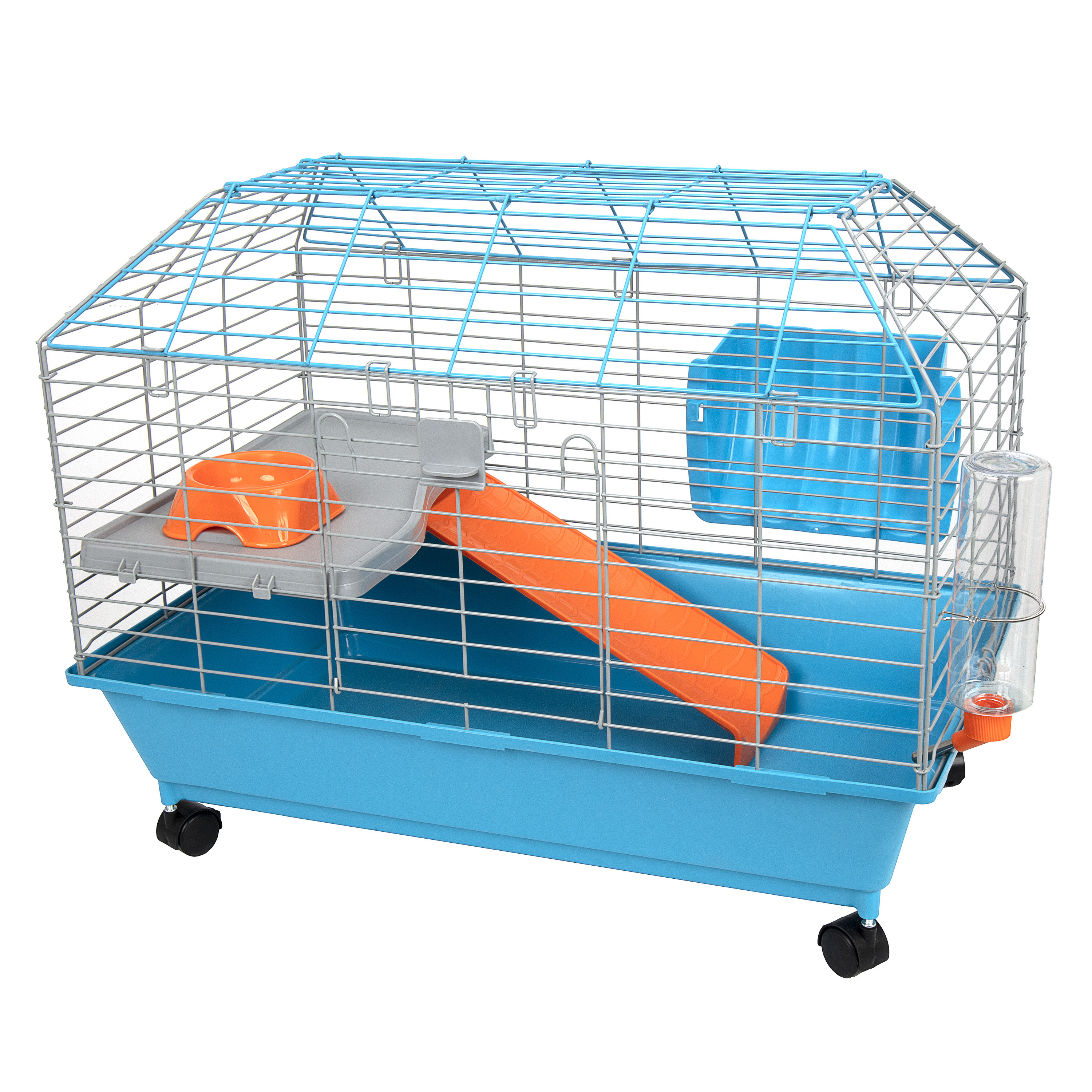 Tucker Murphy Pet™ Ciresila Rabbit & Guinea Pig Cage with Hay Feeder ...
