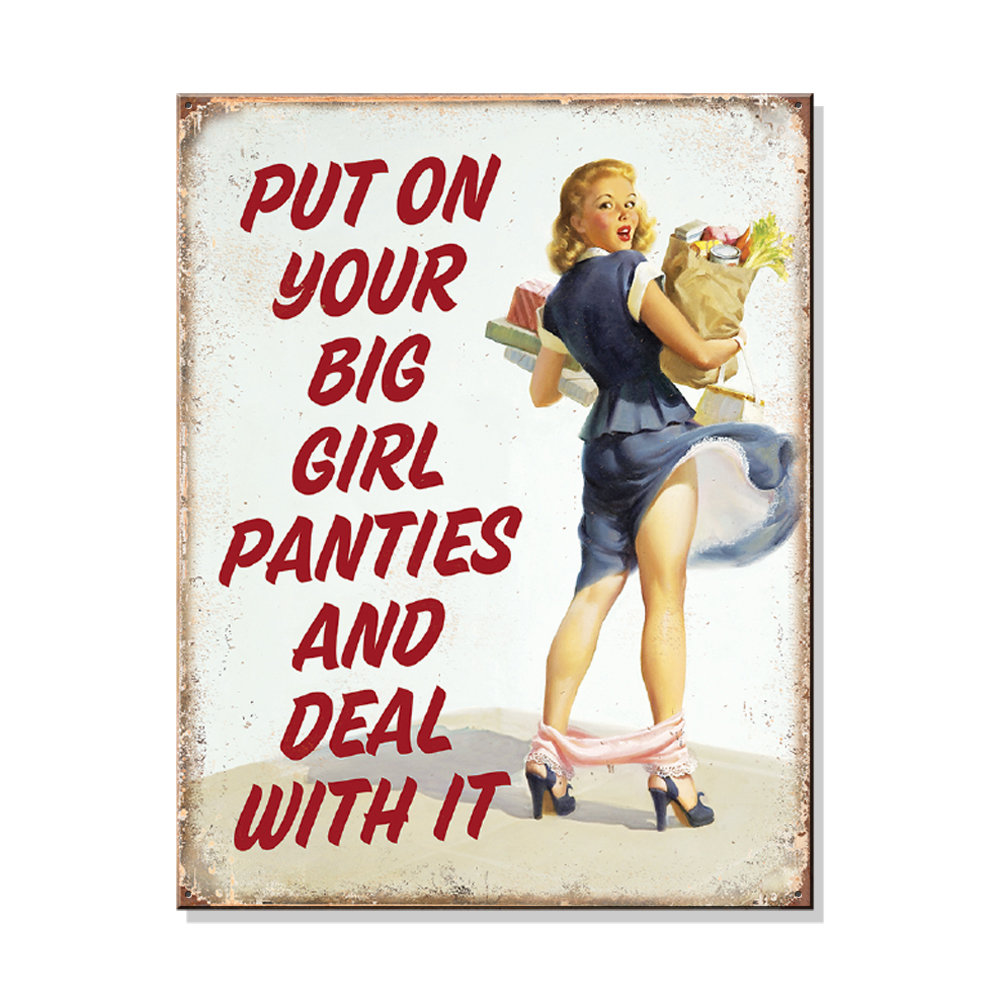 Trinx Big Girl Panties Wall Décor Wayfair