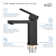 KIBI USA Cubic Single Hole Bathroom Faucet with Optional Drain Assembly ...