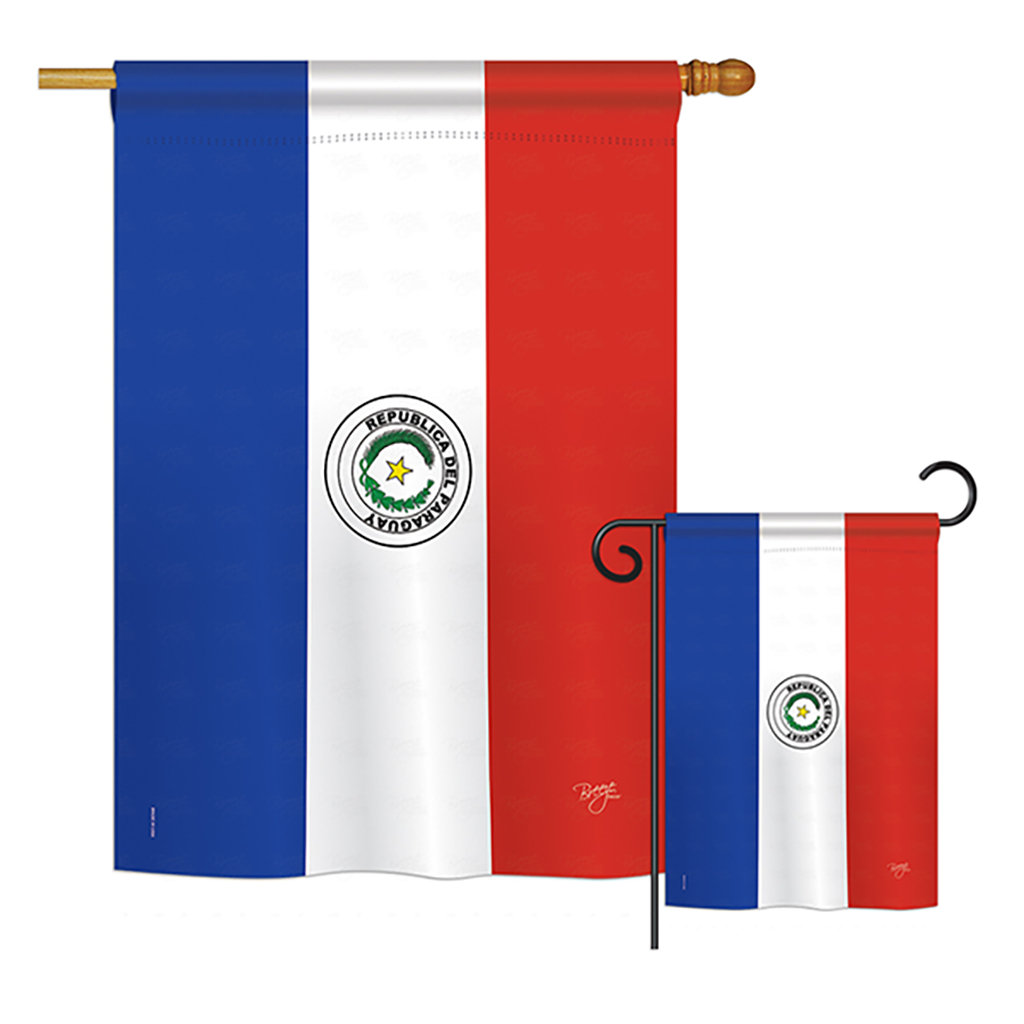 Breeze Decor Paraguay of the World Nationality Impressions Decorative ...