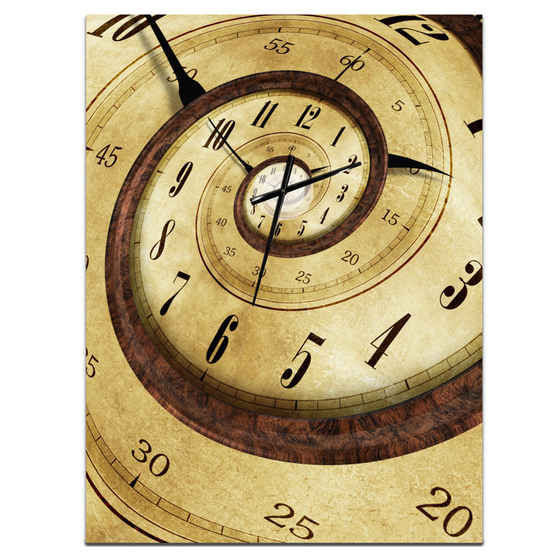 East Urban Home Endless Time Contemporary Wall Clock | Wayfair.ca