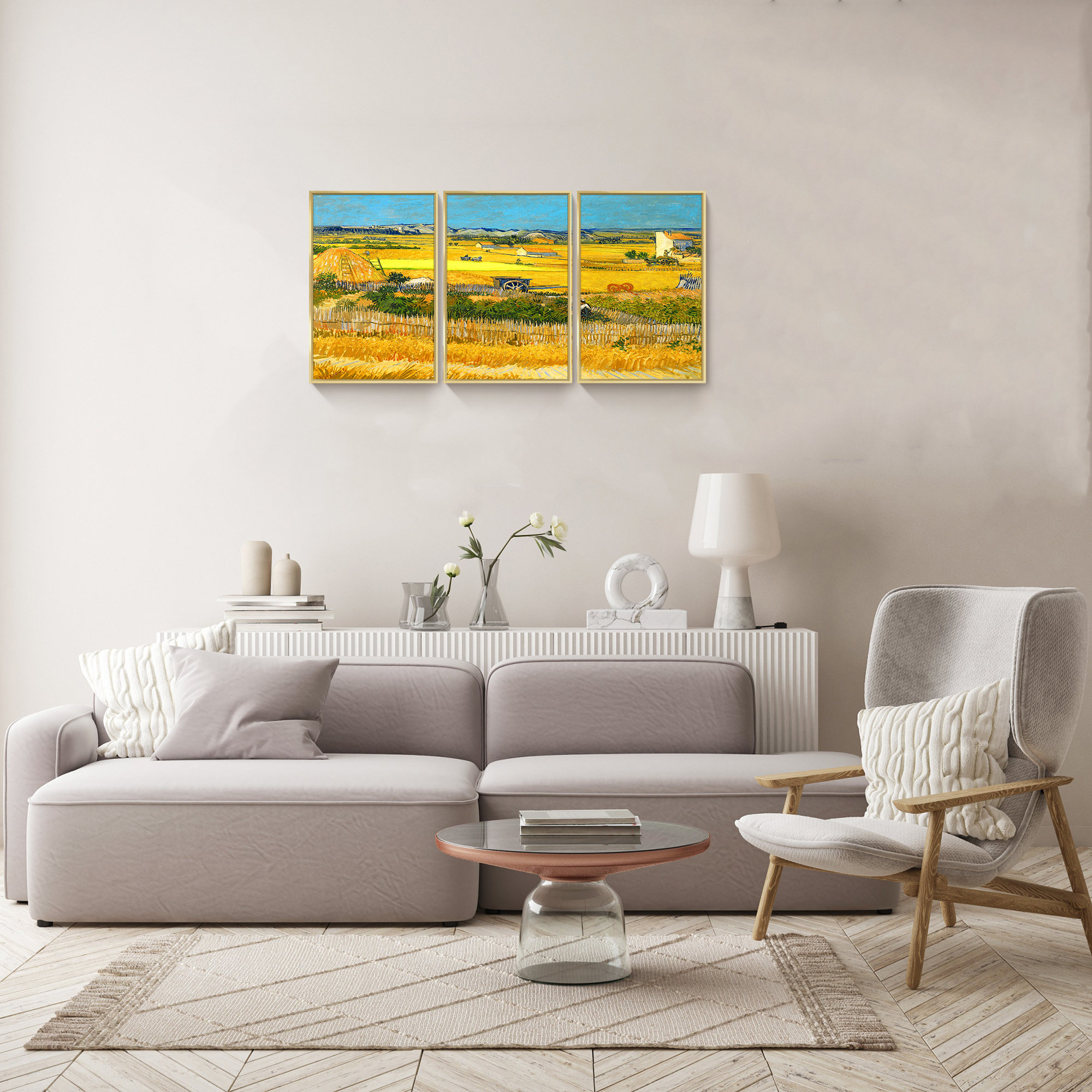 Vault W Artwork Van Gogh Wall Art by Vincent Van Gogh - 3 Piece Picture ...