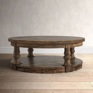 Farmhouse & Rustic Round Coffee Tables | Birch Lane