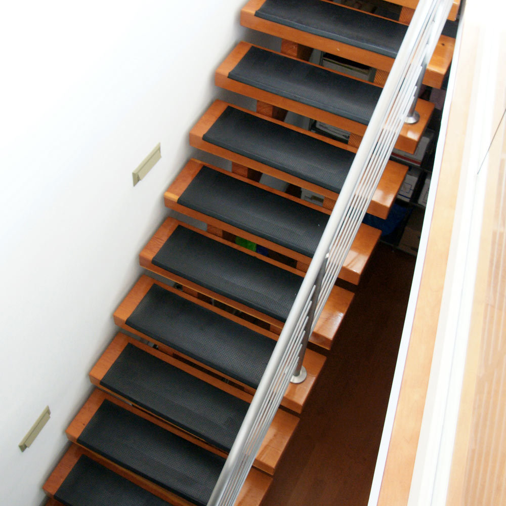Symple Stuff Bejarano Safety First Step Black Stair Tread & Reviews ...