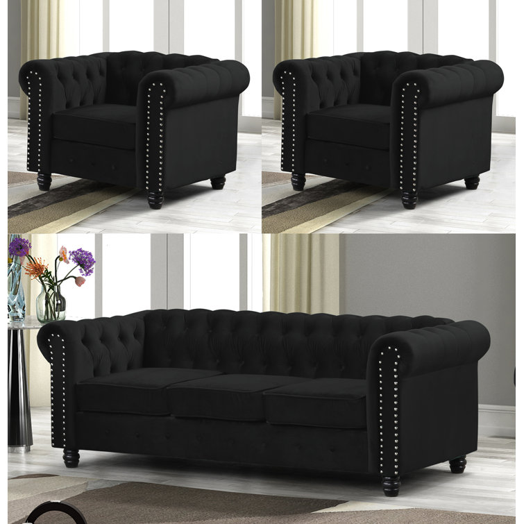 Lark Manor 3 Piece Living Room Set & Reviews | Wayfair