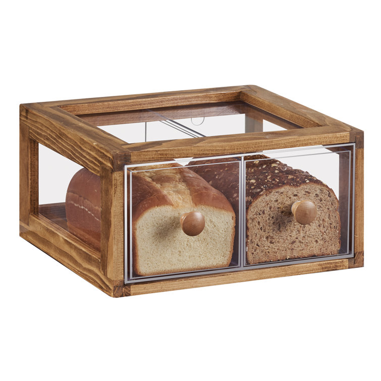 Cal-Mil MADERA DBL DRWR BREAD DISPLAY & Reviews | Wayfair