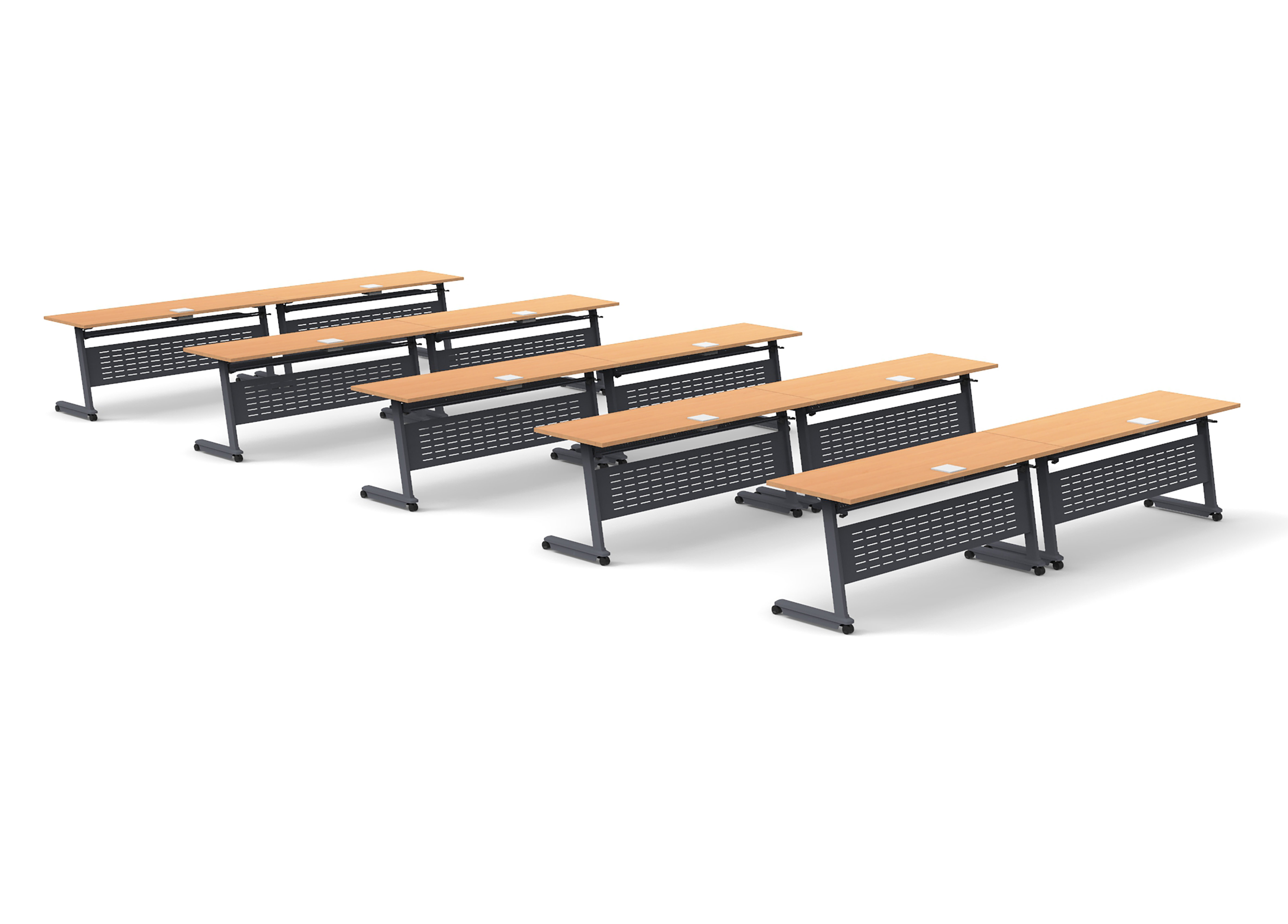 TeamWORK Tables 20 Person Training Meeting Seminar Tables Set | Wayfair