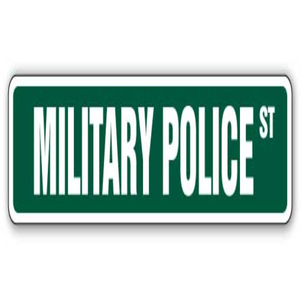 SignMission Military Police Street Sign Army Mp Air Force Guard | Wayfair