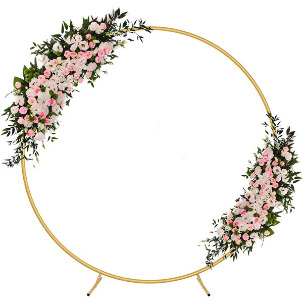 BTY Round Backdrop Stand Metal Circle Arch Frame | Wayfair
