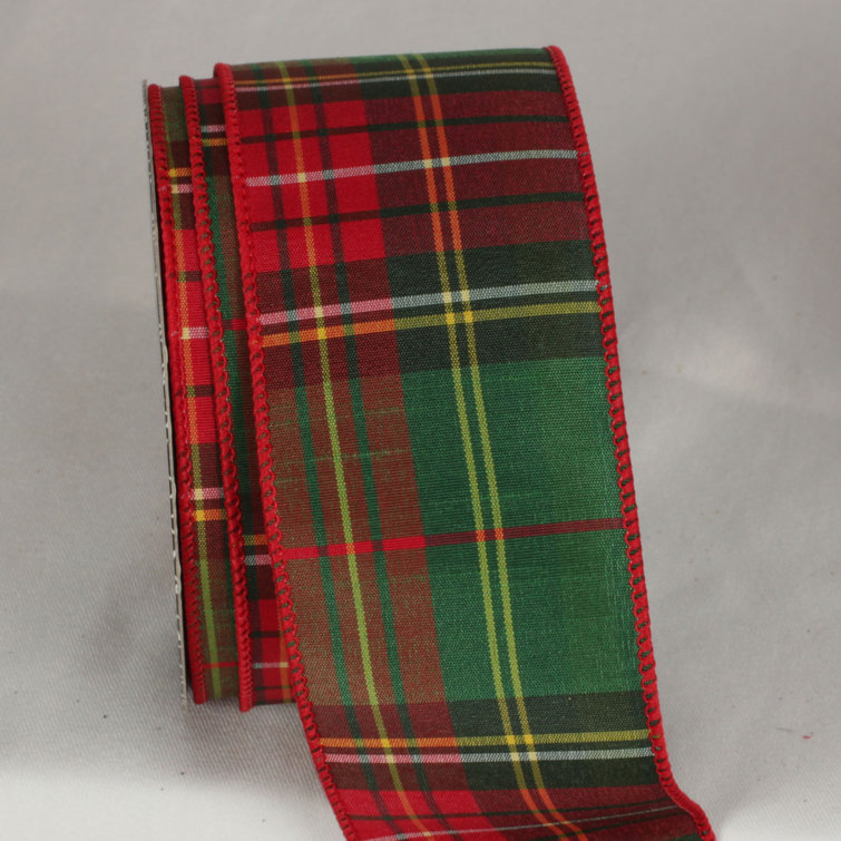 The Holiday Aisle® Tartan Plaid Ribbon & Reviews | Wayfair