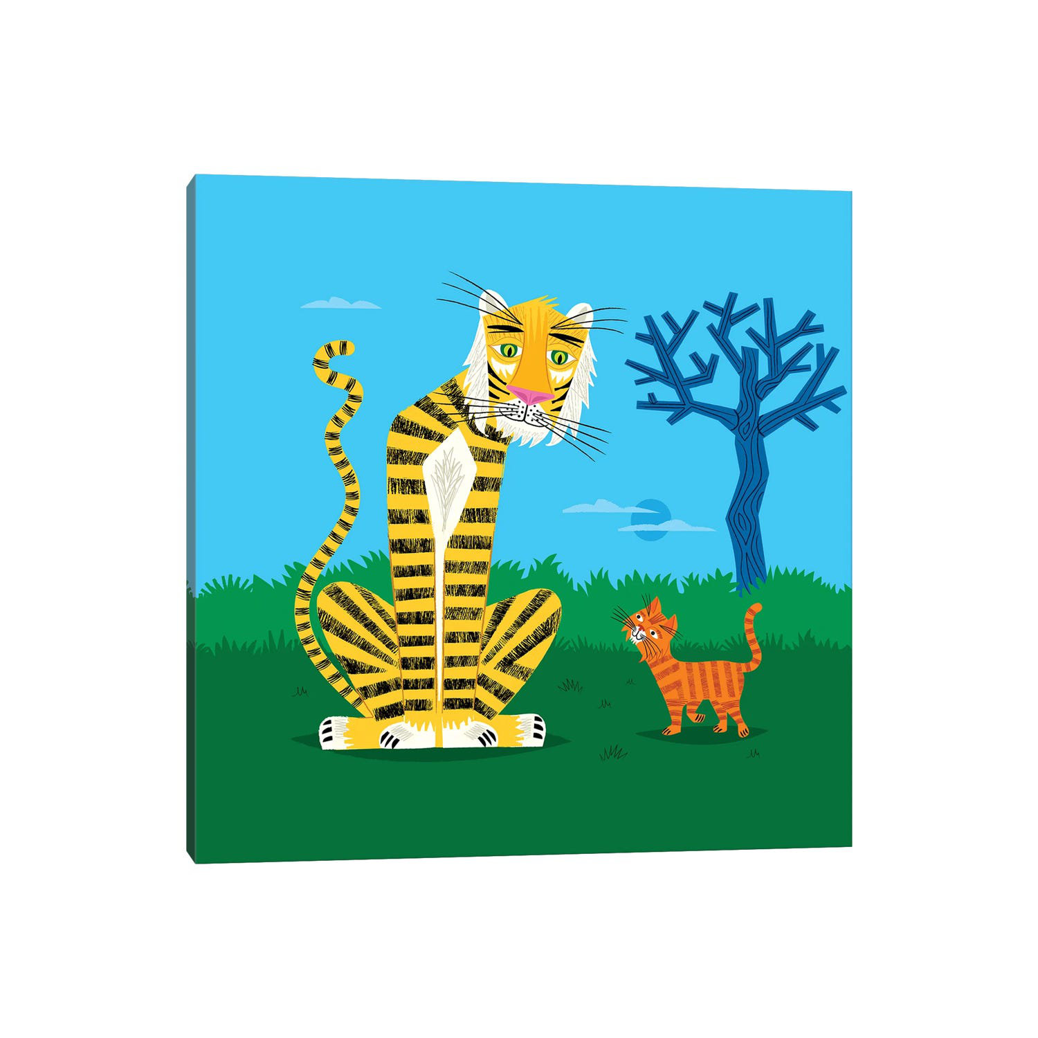 Happy Larry The Tiger And The Tomcat 1PC3 | Wayfair.co.uk
