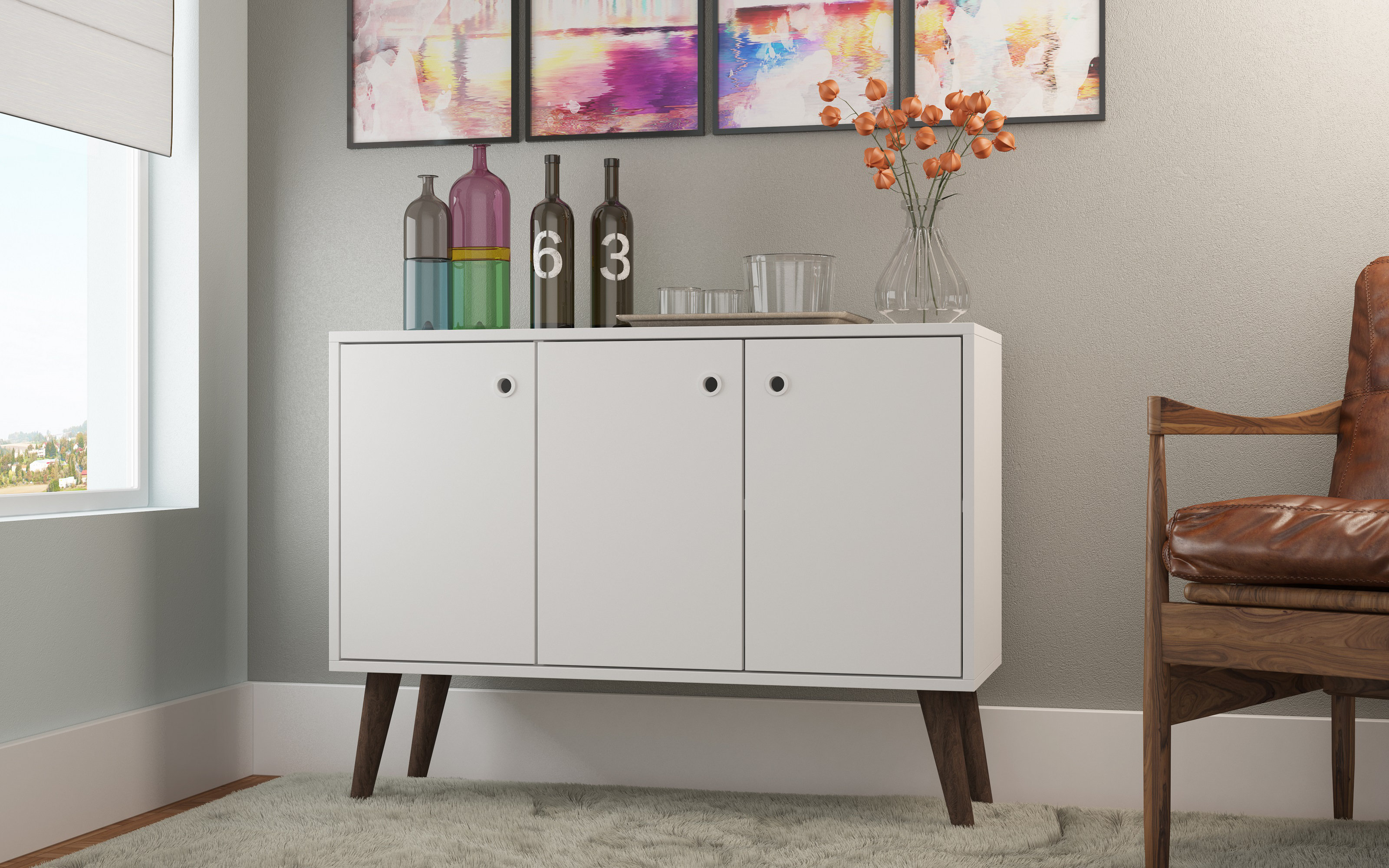 Wade Logan® Annetha 35.43'' Wide Sideboard | Wayfair