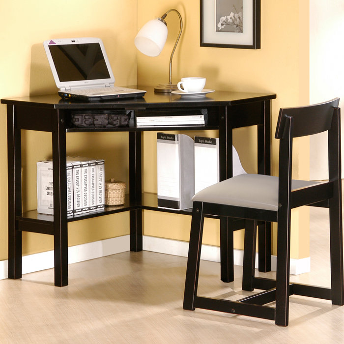 Wildon Home® Corner Desk And Chair Set | Wayfair